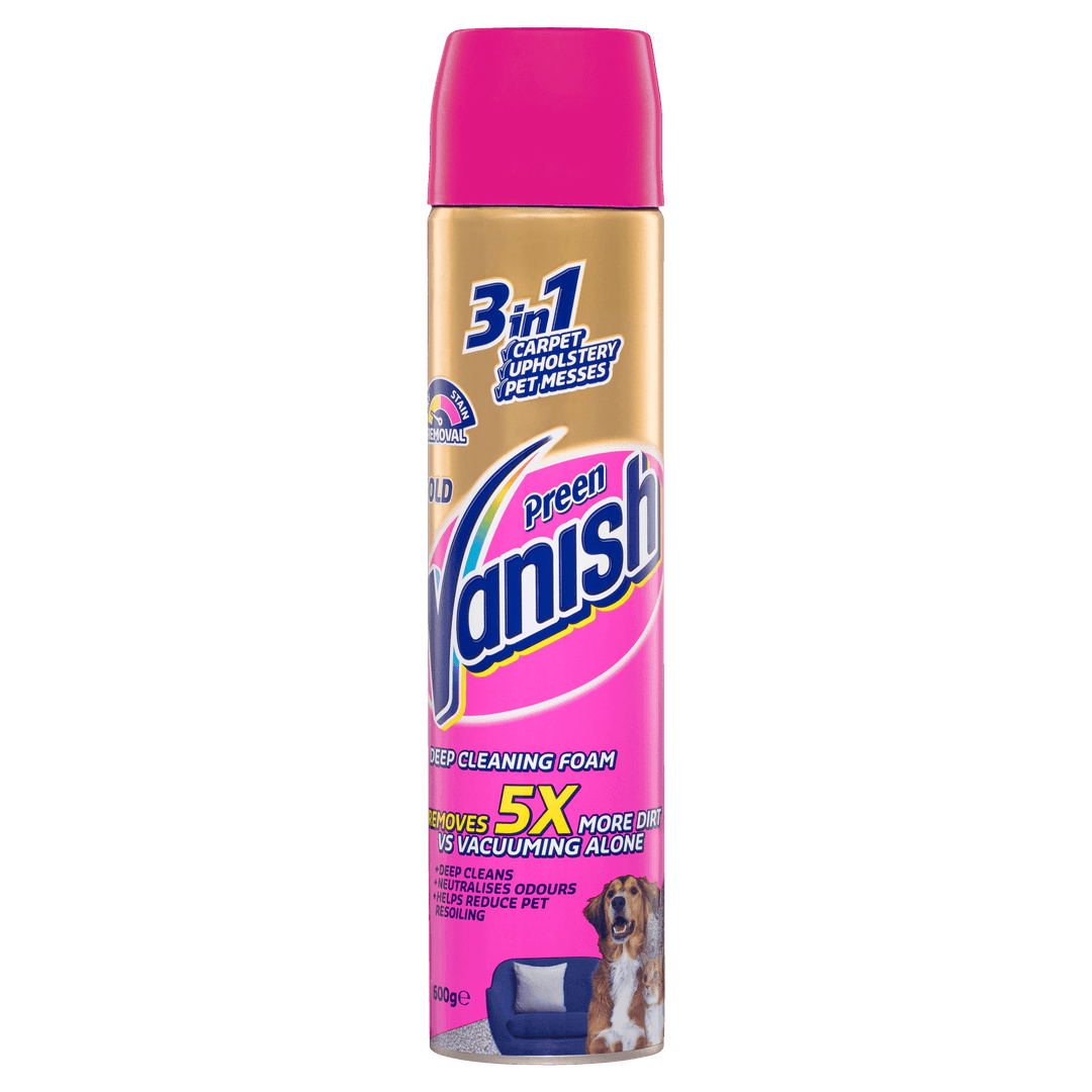 Vanish Preen Gold 3in1 Deep Cleaning Foam | Vanish NZ
